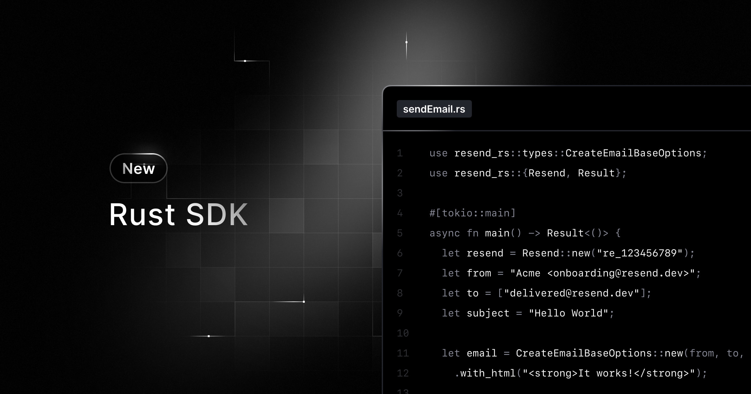 Announcing The Rust Sdk Resend