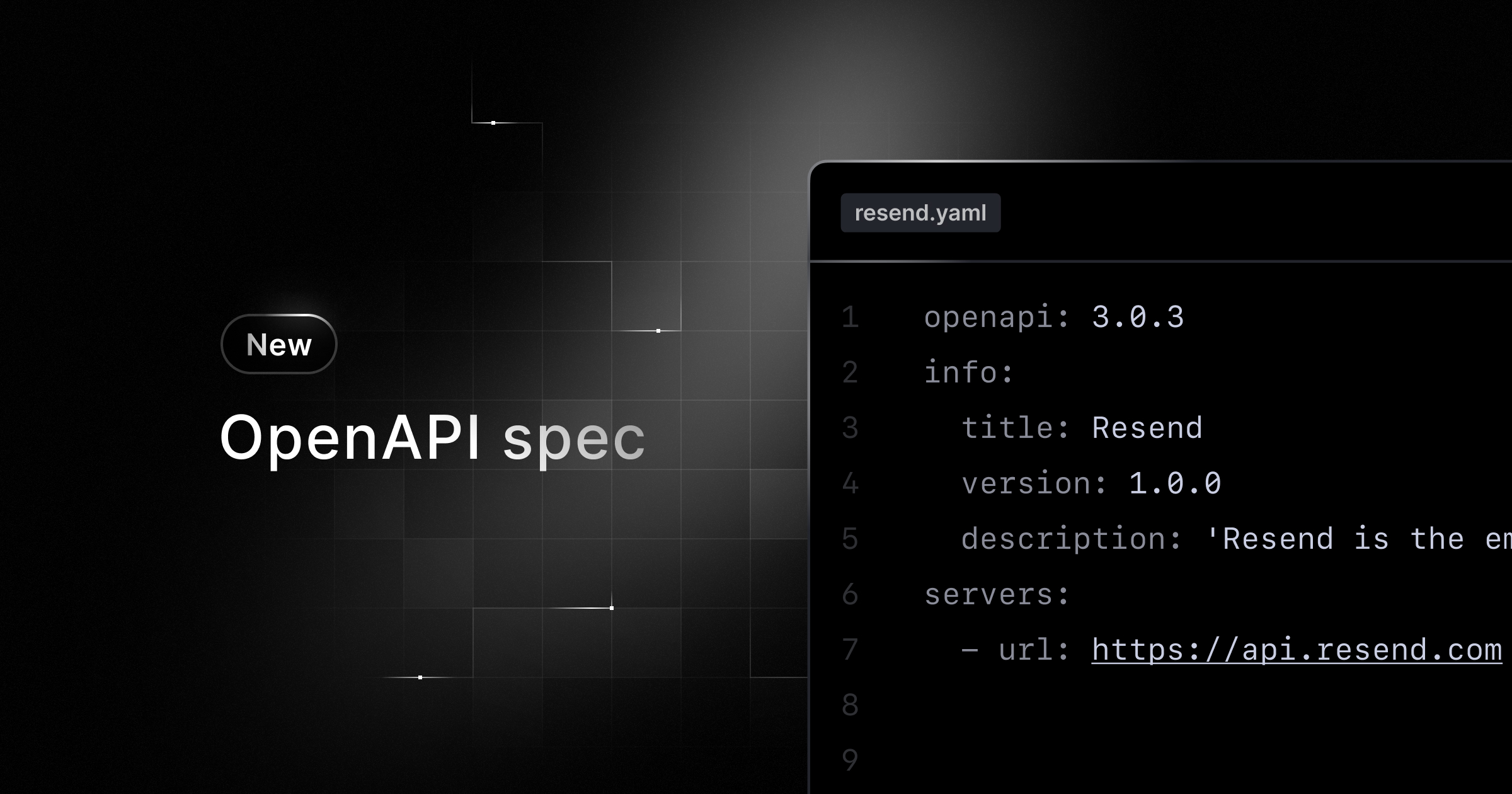 Introducing Resend's OpenAPI Spec · Resend