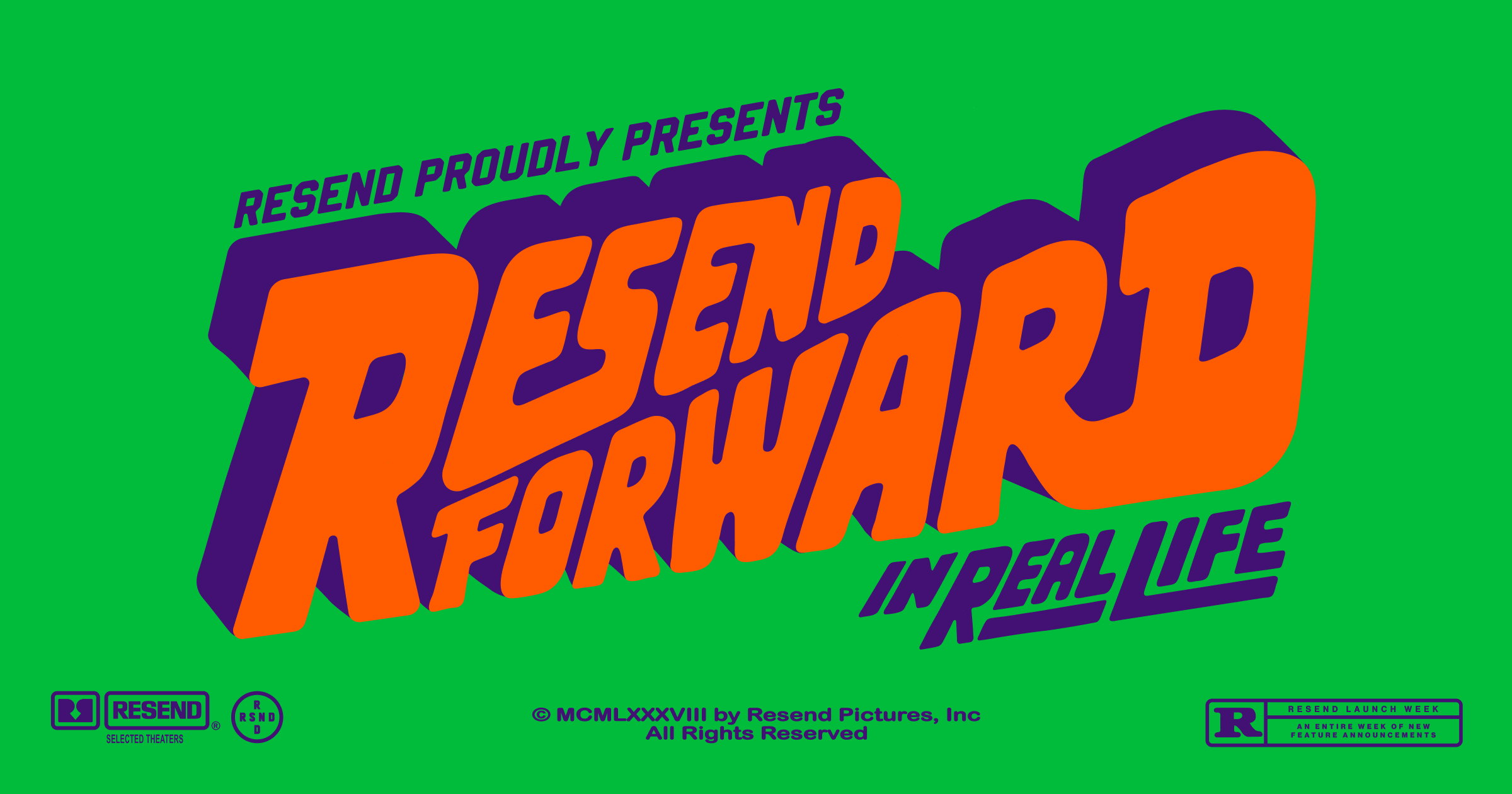 Resend Forward: A Conference about Craft · Resend