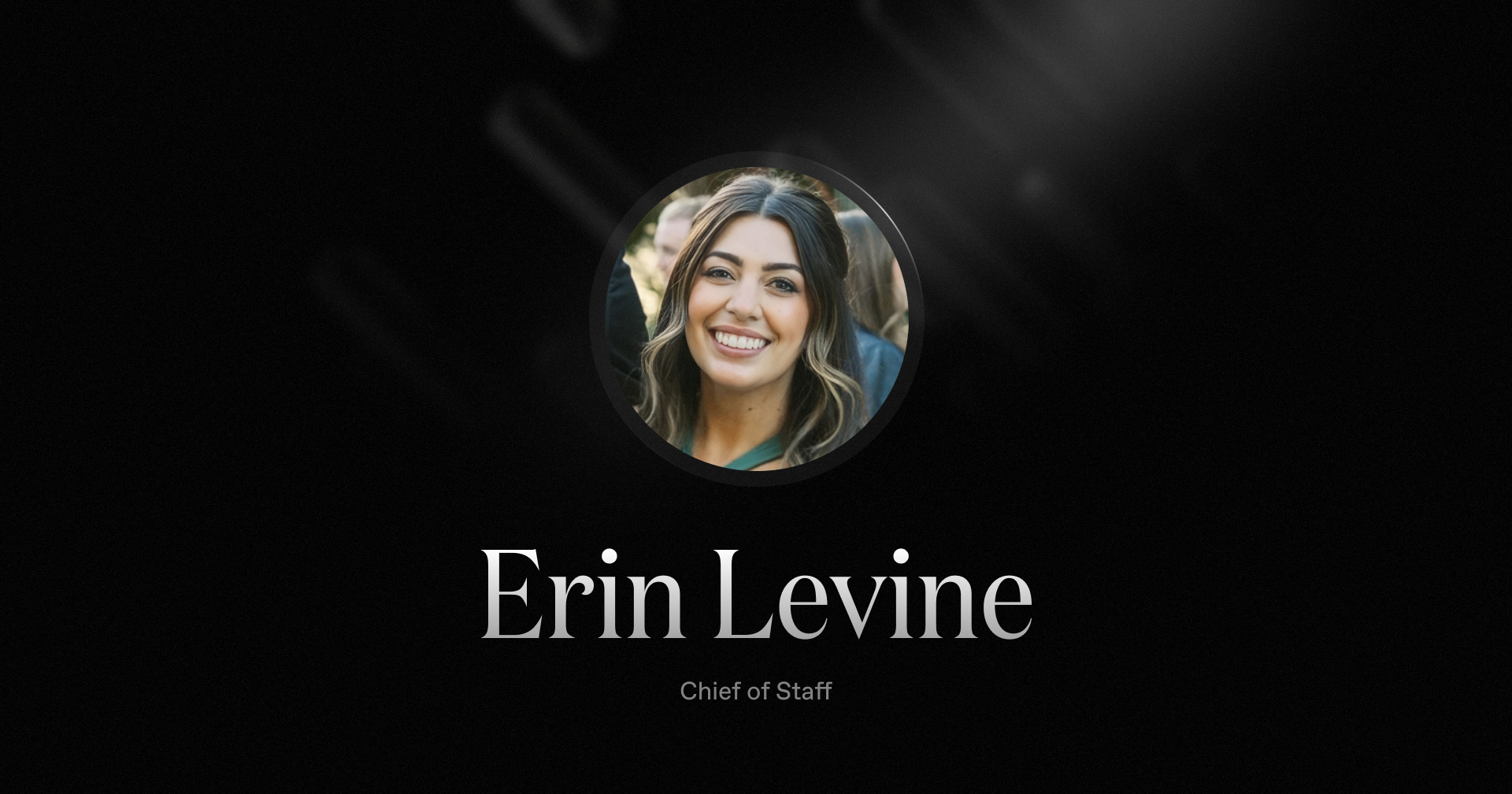 Welcoming Erin Levine, our new Chief of Staff · Resend